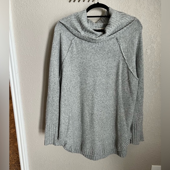Pink Republic | Sweaters | Pink Republic Gray Turtleneck Long Sweater ...
